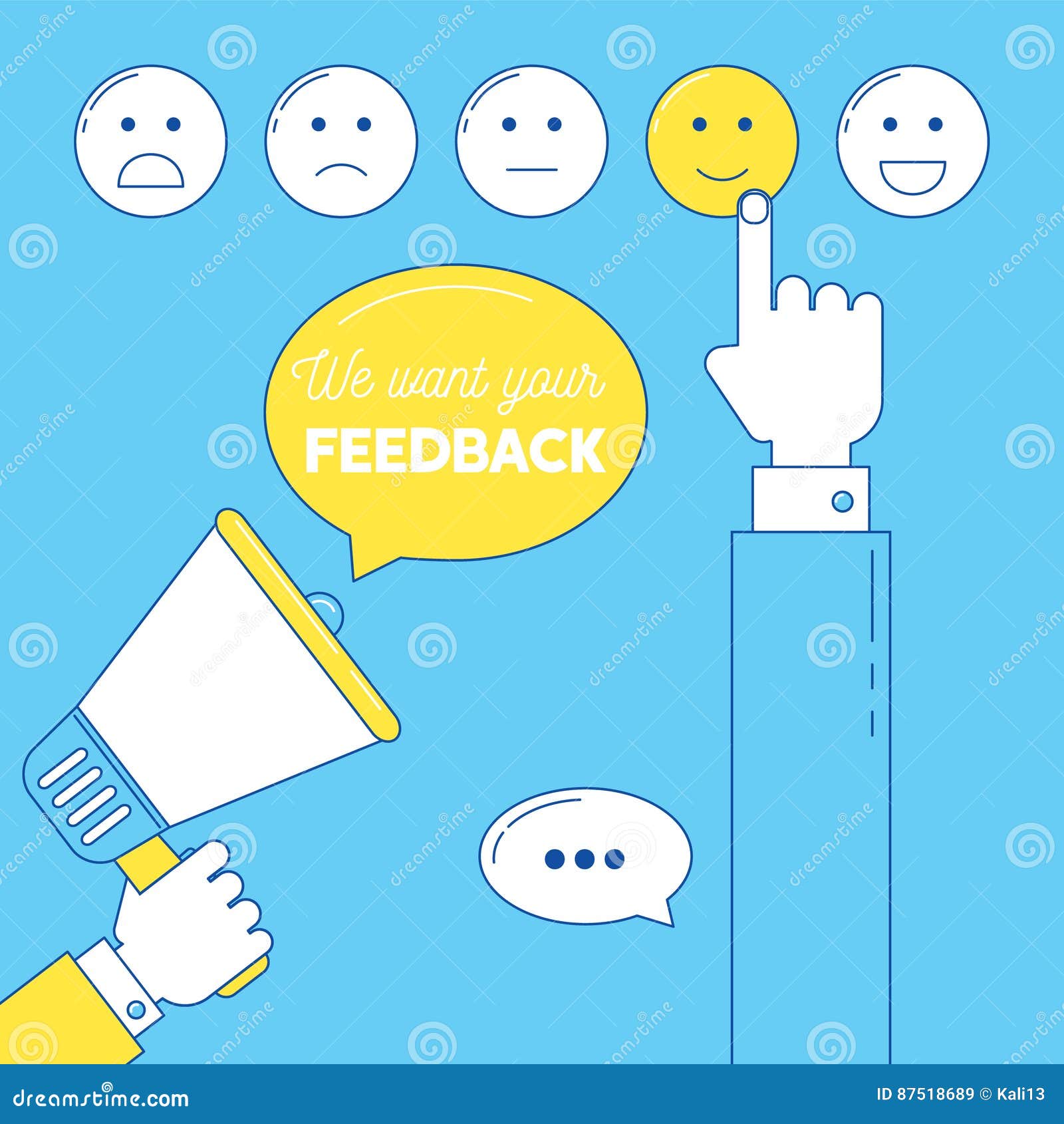 Feedback Emoticon. Rank Or Level Of Satisfaction Rating. Review In Form ...
