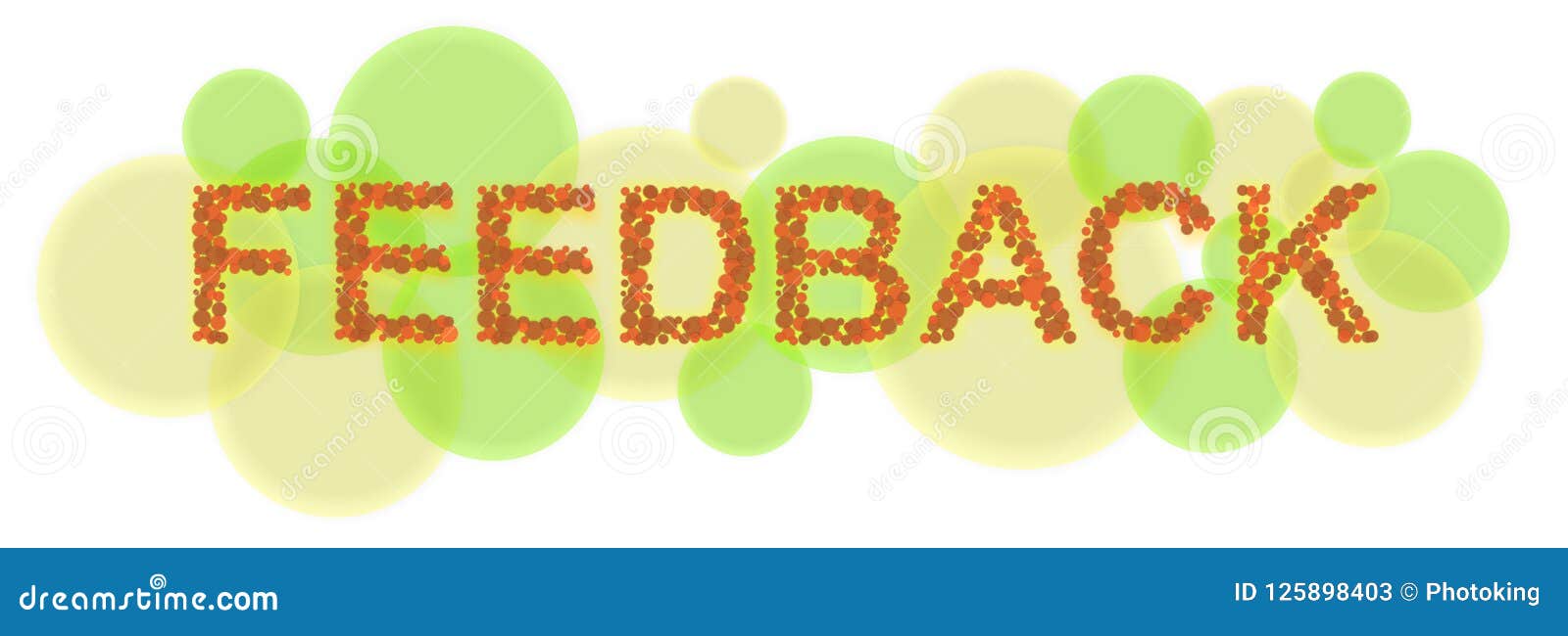 Feedback stock illustration. Illustration of events - 125898403