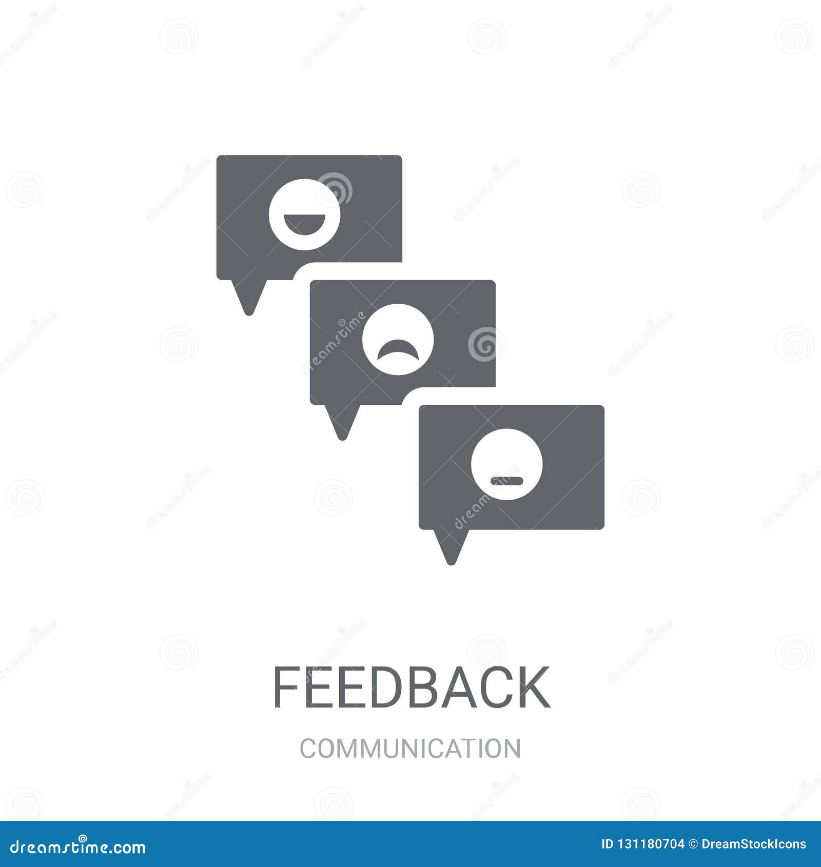 Feedback Icon. Trendy Feedback Logo Concept on White Background Stock ...