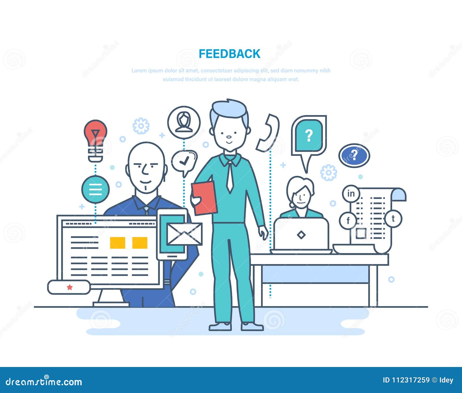 Feedback, Interaction through Means of Communication, Social Networks ...