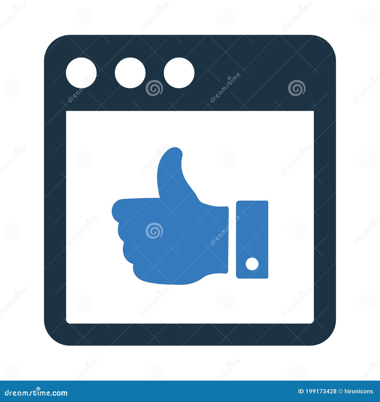 Feedback, Like Website Icon. Vector Graphics Editorial Stock Photo ...