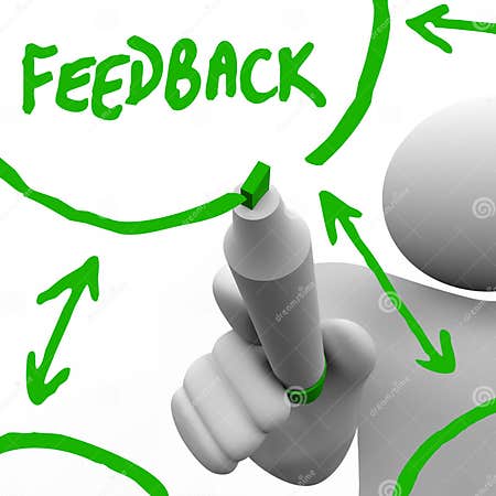 Feedback - Recording Input from Others Stock Illustration ...