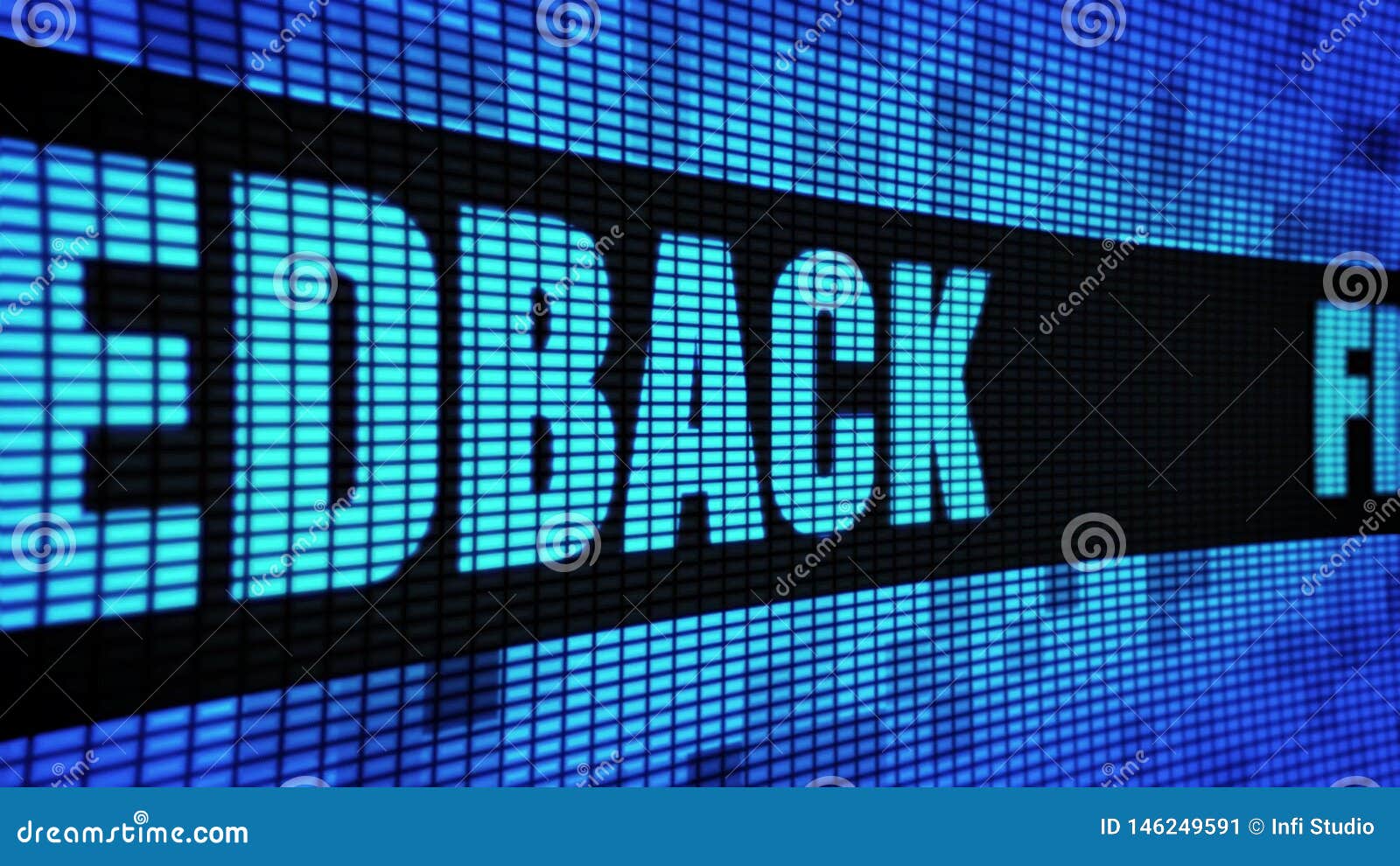 Feedback Side Text Scrolling LED Wall Pannel Display Sign Board Stock ...