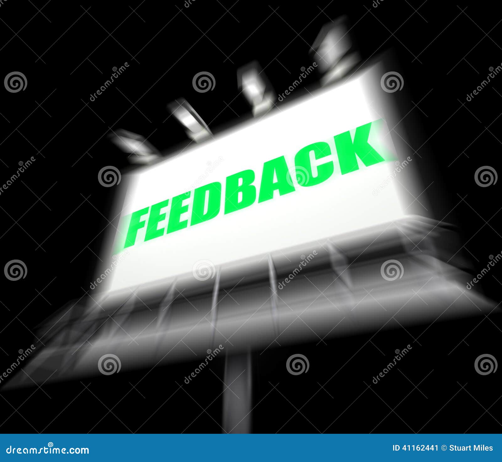 Feedback Sign Displays Opinion Evaluation and Comment Stock ...