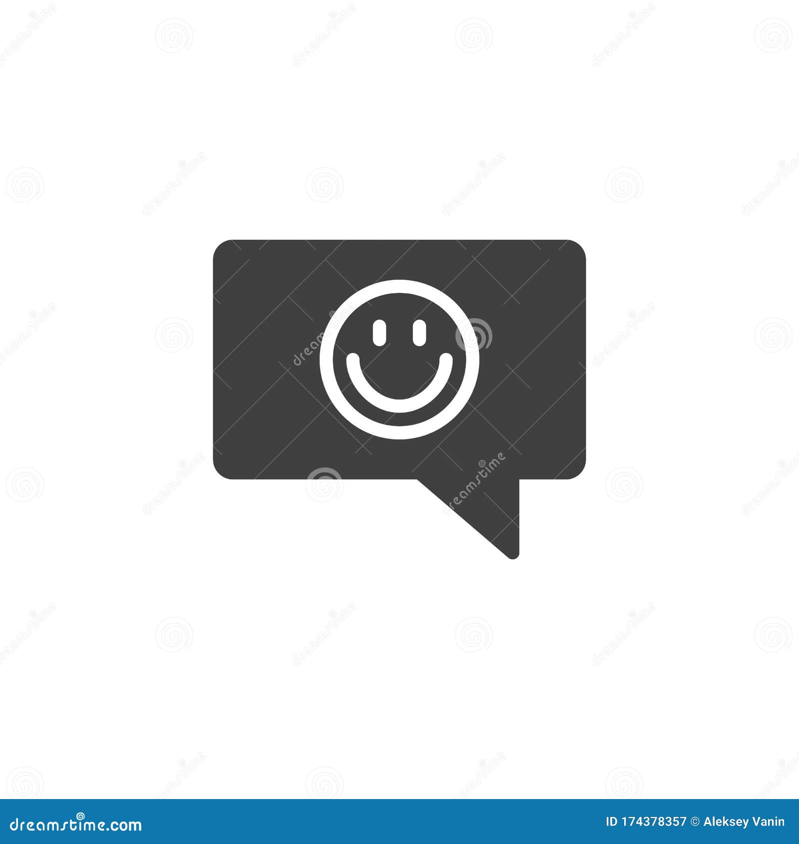 Feedback, Smiley Emoticon Vector Icon Stock Vector - Illustration of ...