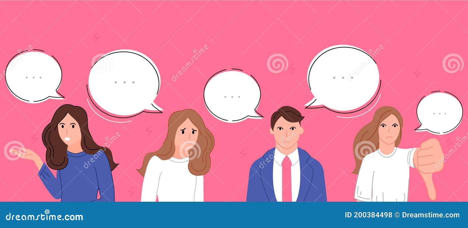 Feedback Speech Bubble Vector Illustration Stock Vector - Illustration ...