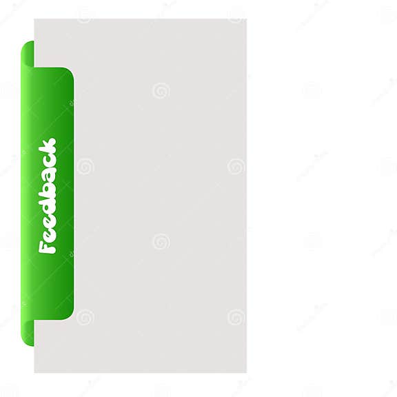 Feedback sticker stock illustration. Illustration of email - 20951271