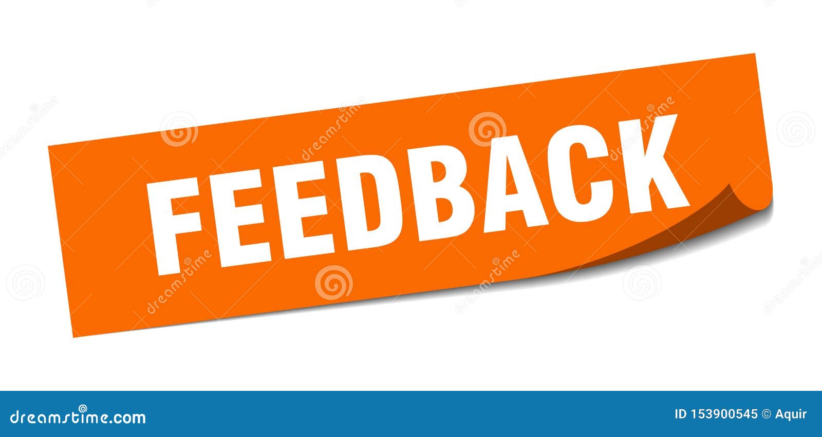 Feedback sticker. stock vector. Illustration of page - 153900545