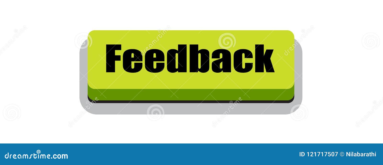 Feedback web button stock illustration. Illustration of choice - 121717507