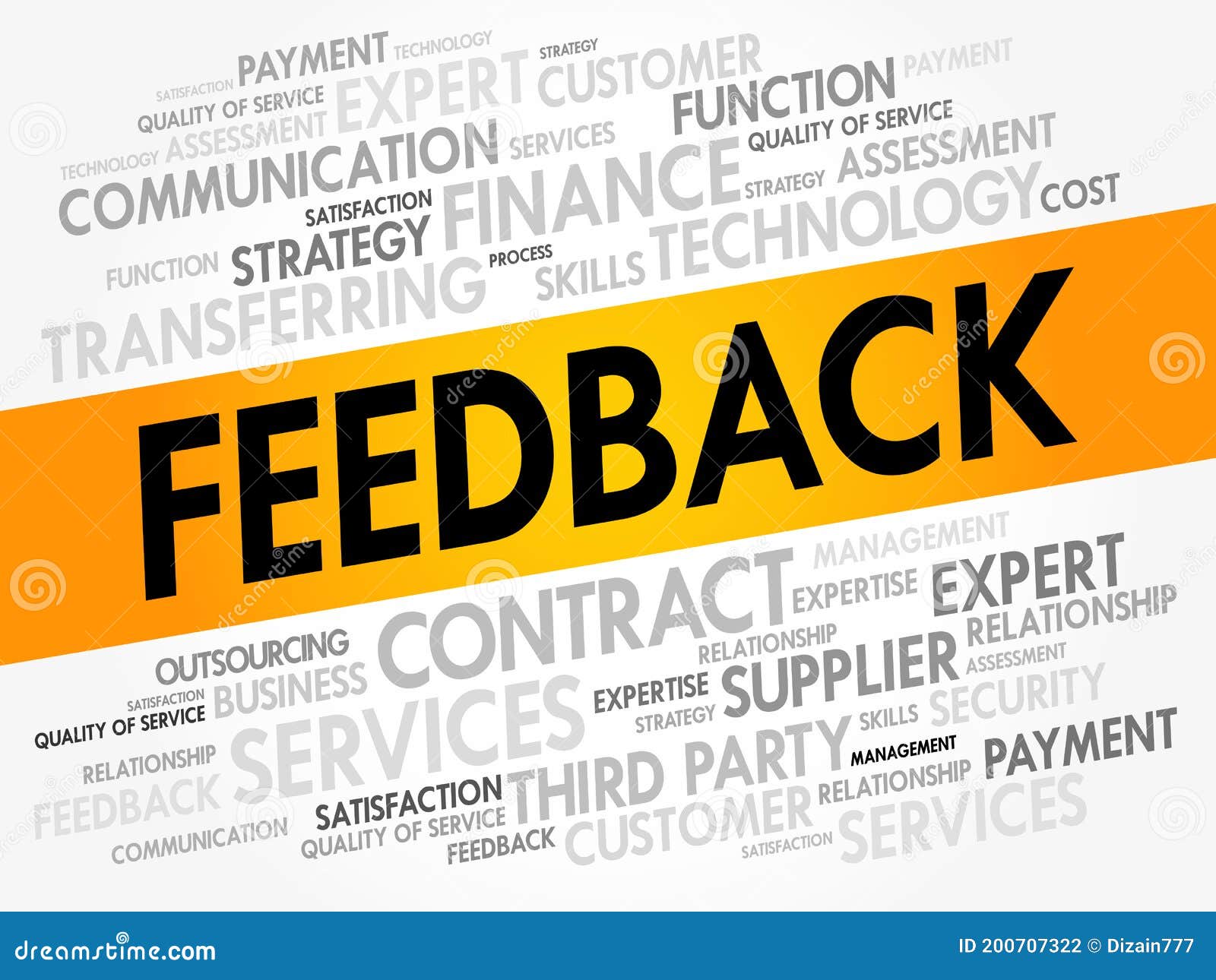 Feedback Word Blue Thumb Up Positive Comments Royalty-Free Stock ...