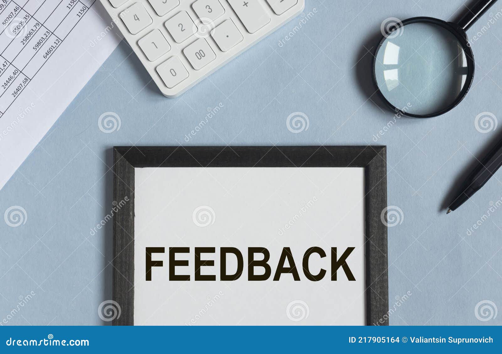 Feedback Word, Concept of Opinions, Good and Bad Assessment Stock Photo ...