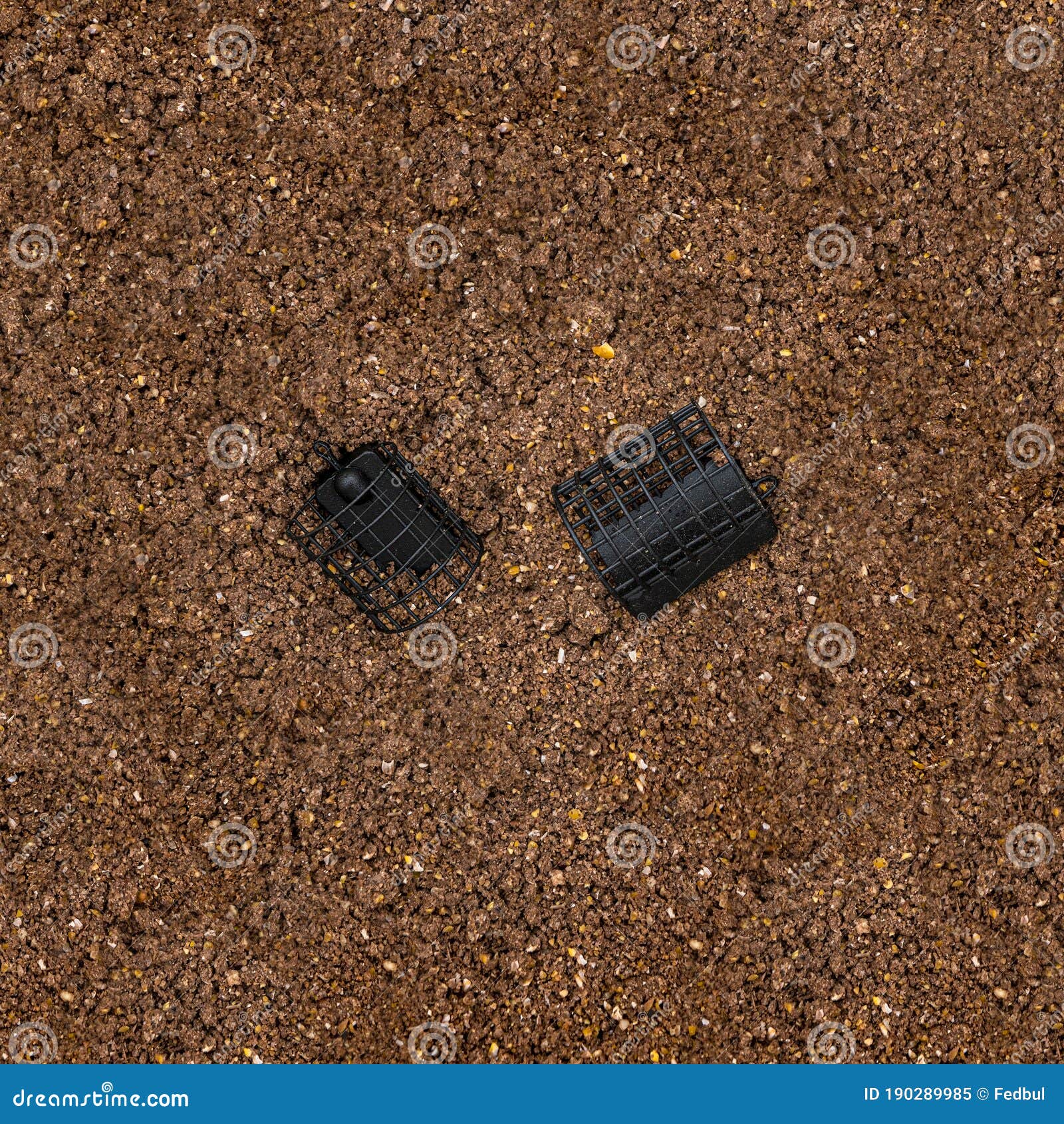 Feeder Fishing. Groundbait and Feeding Trough Stock Image - Image of ...