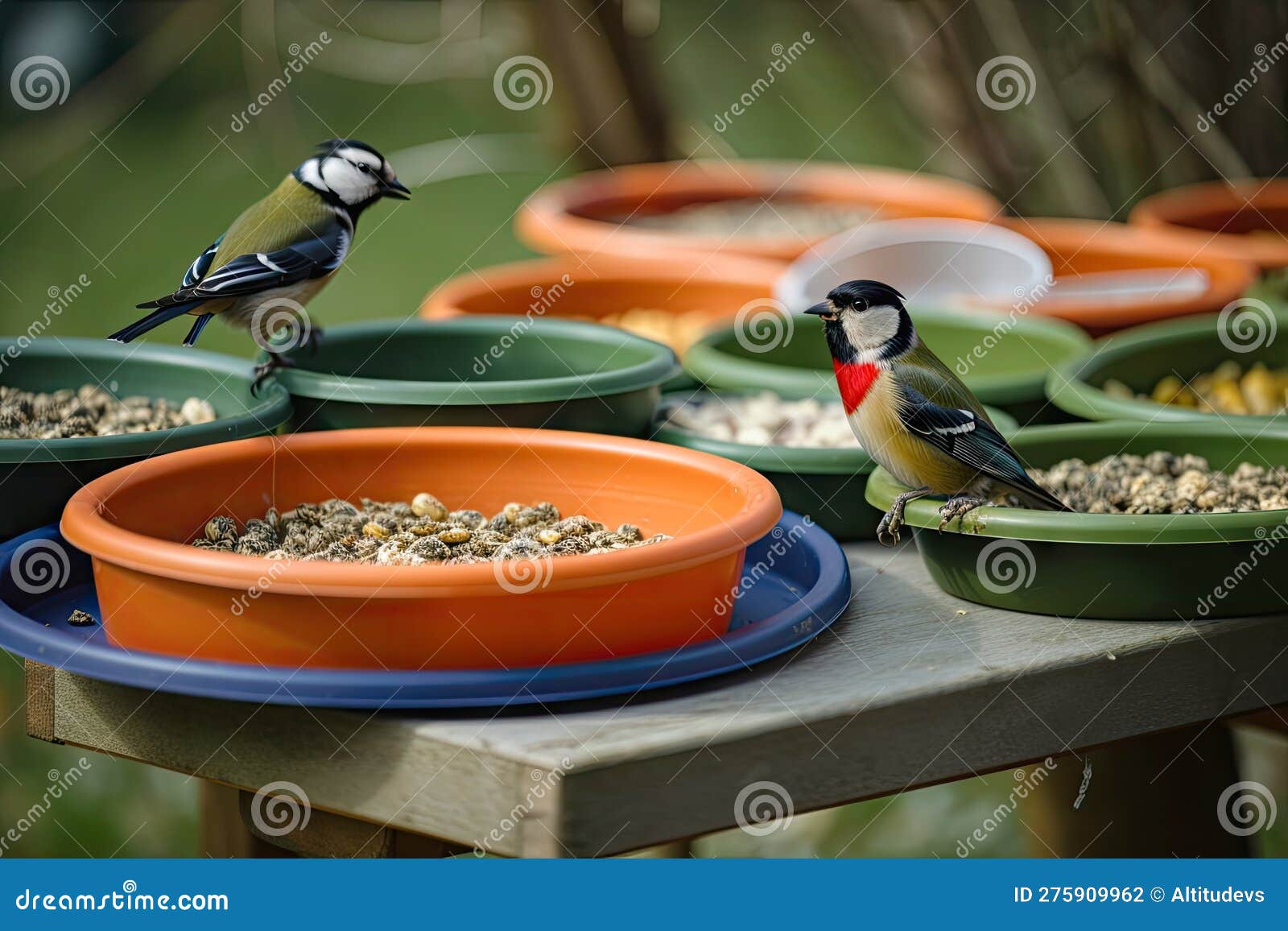 Feeders of Different Sizes and Shapes for Different Types of Birds ...