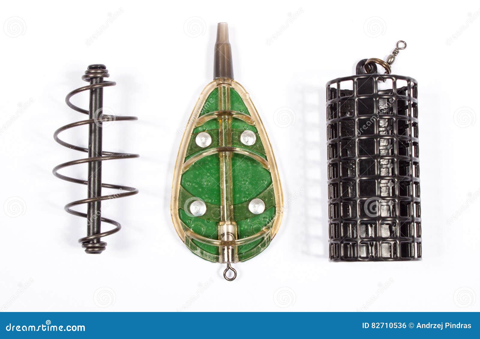 Feeders for Fishing on a White Background. Method Feeder. Stock Photo ...