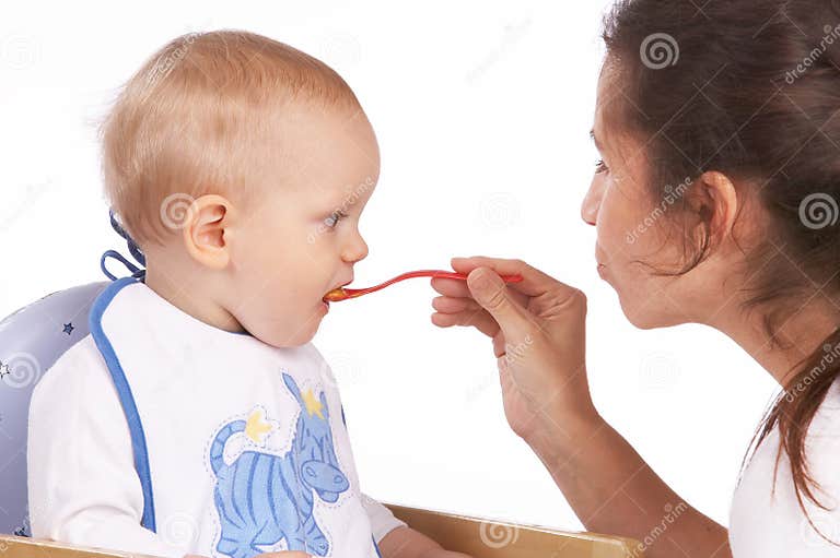 Feeding stock photo. Image of expression, child, food - 1526404