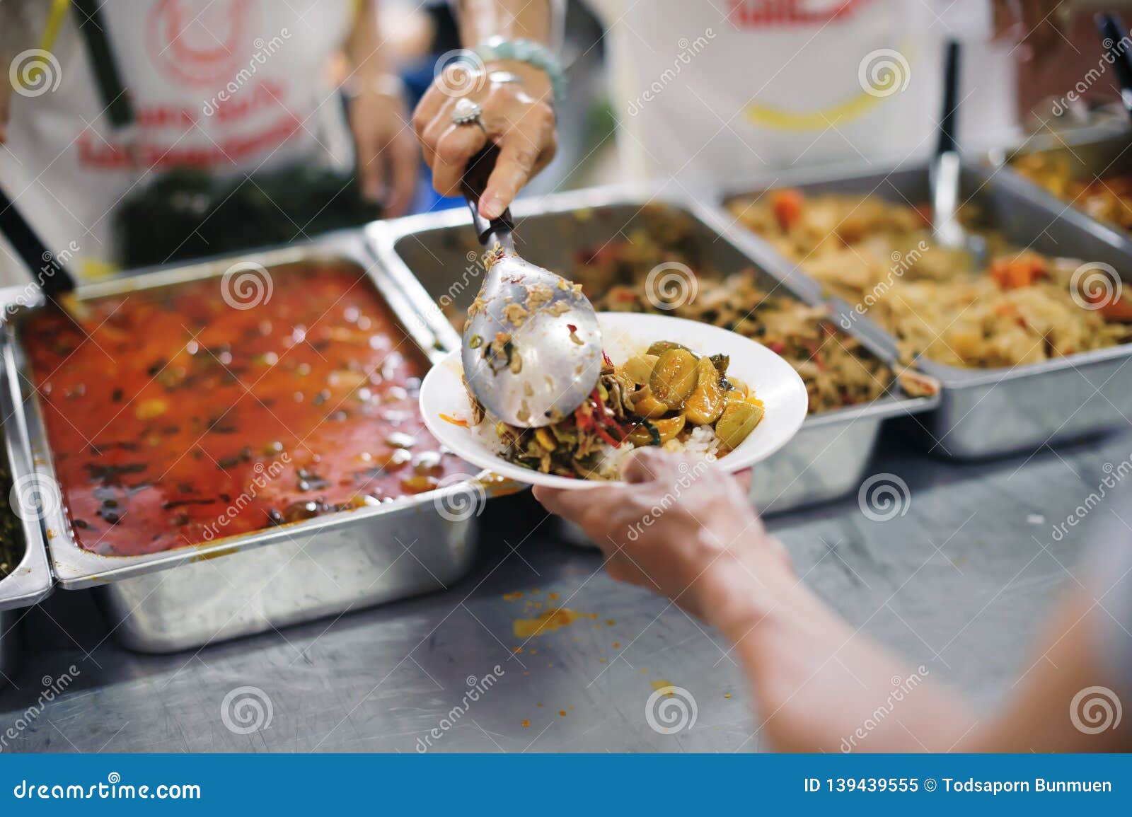 Feeding the Homeless and the Poor - Help Poor People Stock Image ...