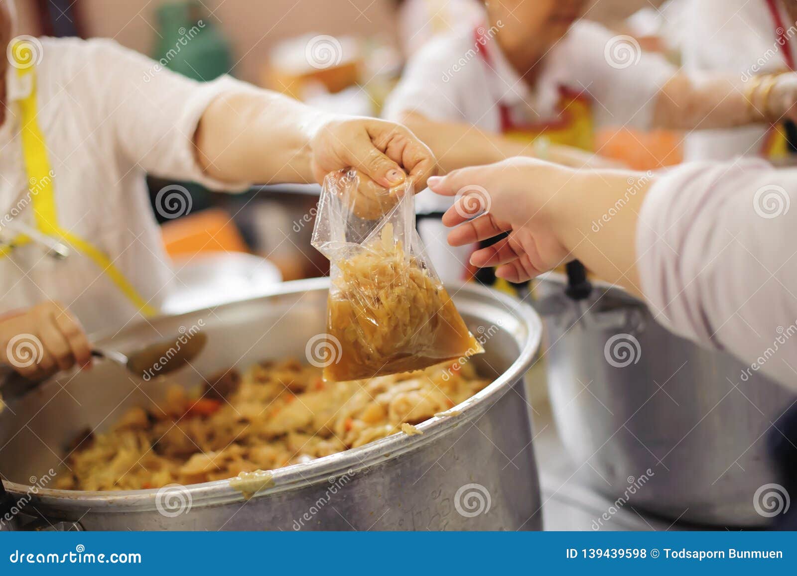 Feeding the Homeless and the Poor - Help Poor People Stock Photo ...