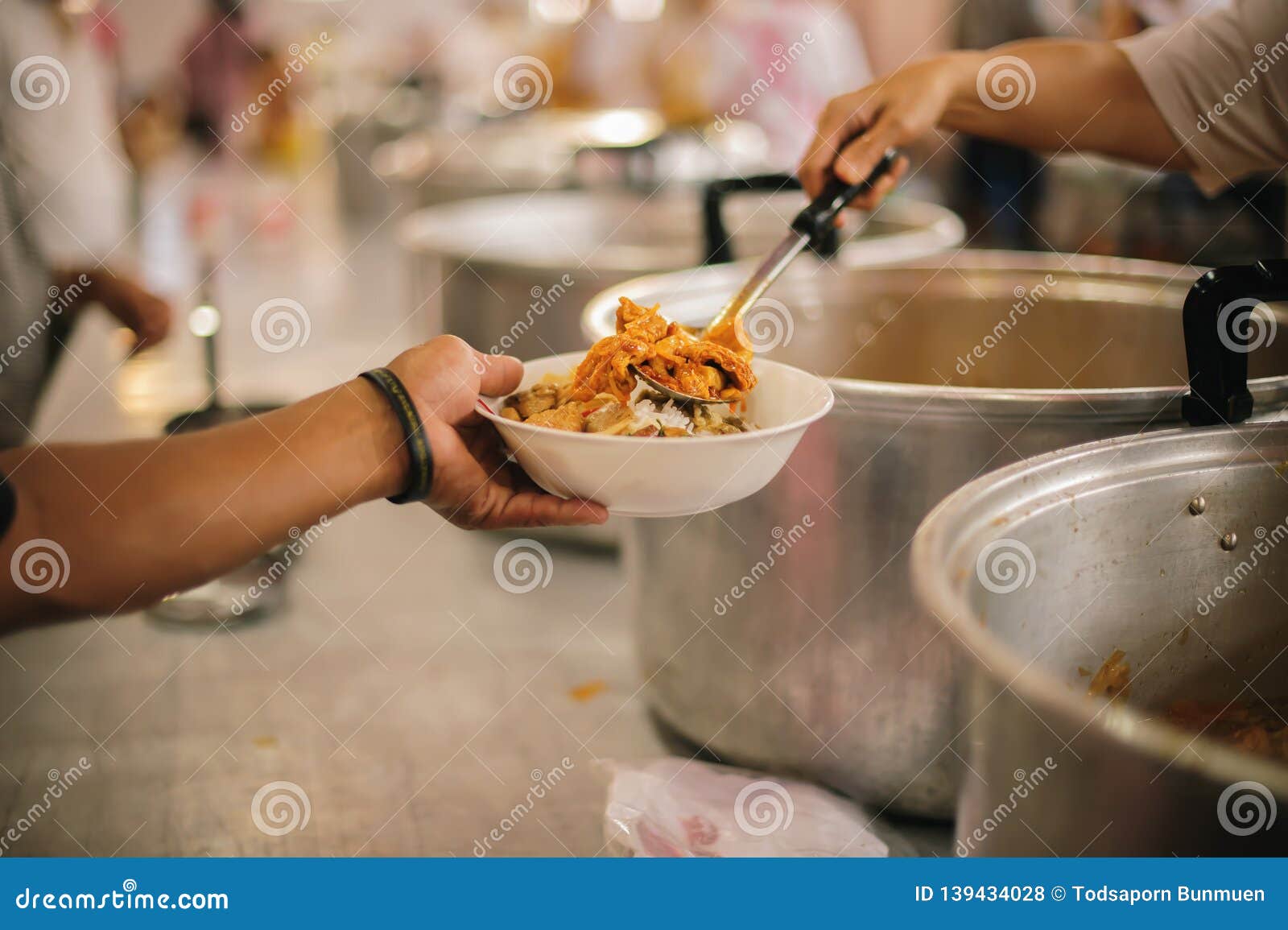 Feeding the Poor Help Them Relieve Hunger Stock Photo - Image of poor ...