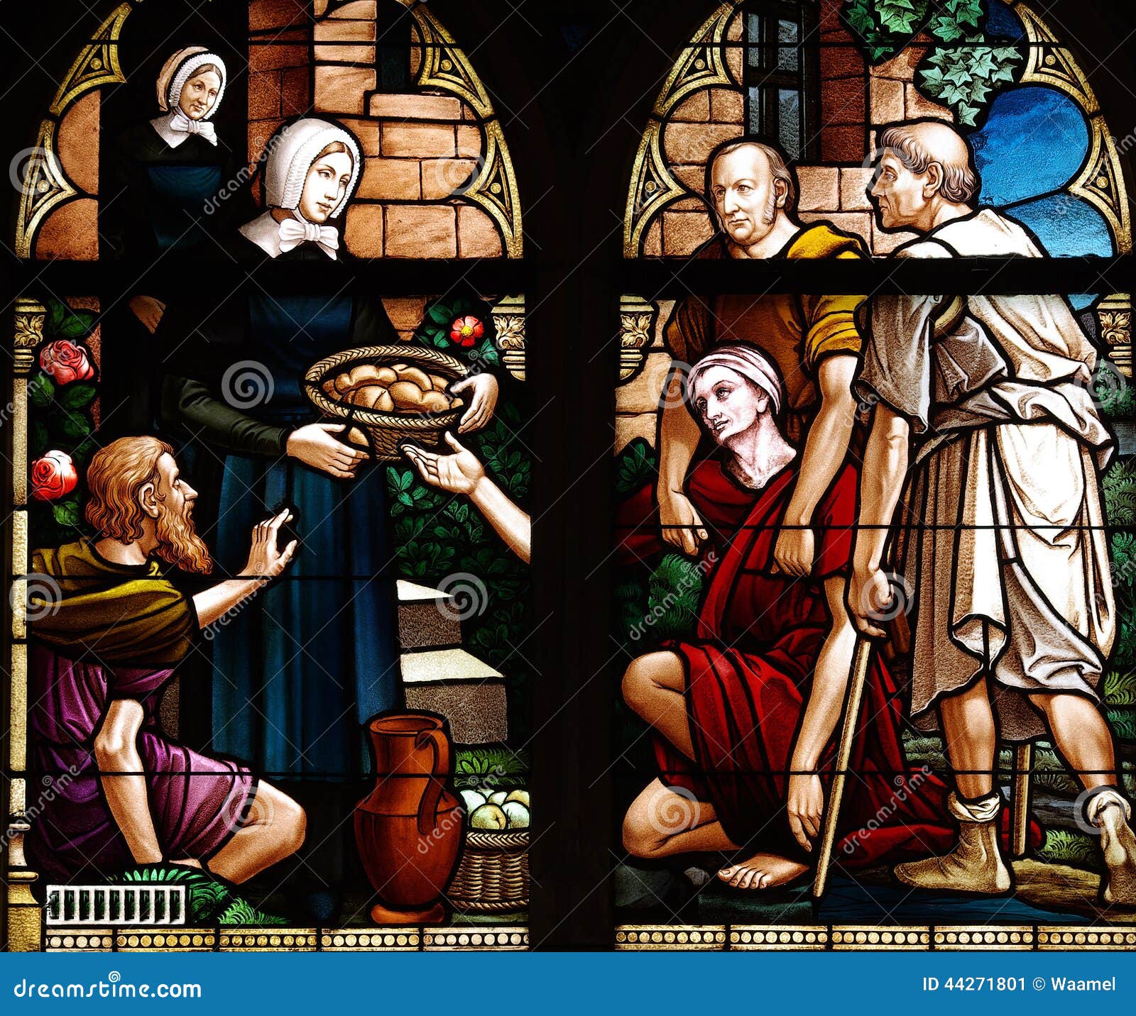 Jesus Feeding The Poor