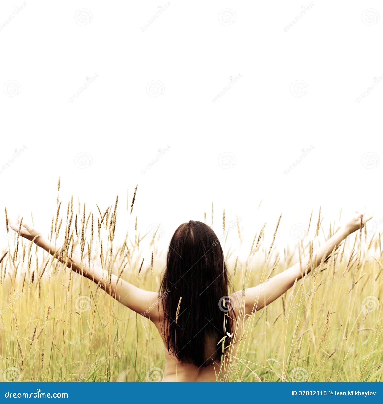 Feel freedom stock image. Image of cute, hair, plant - 32882115