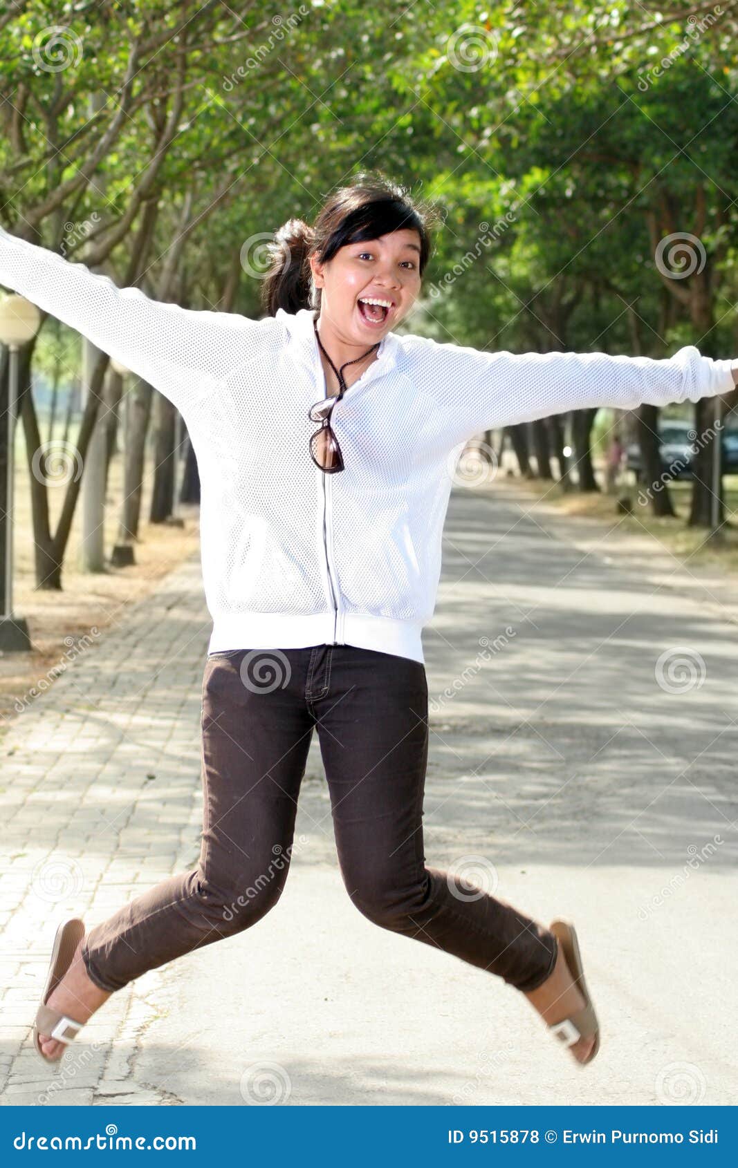 Feel good stock photo. Image of open, female, people, exciting - 9515878