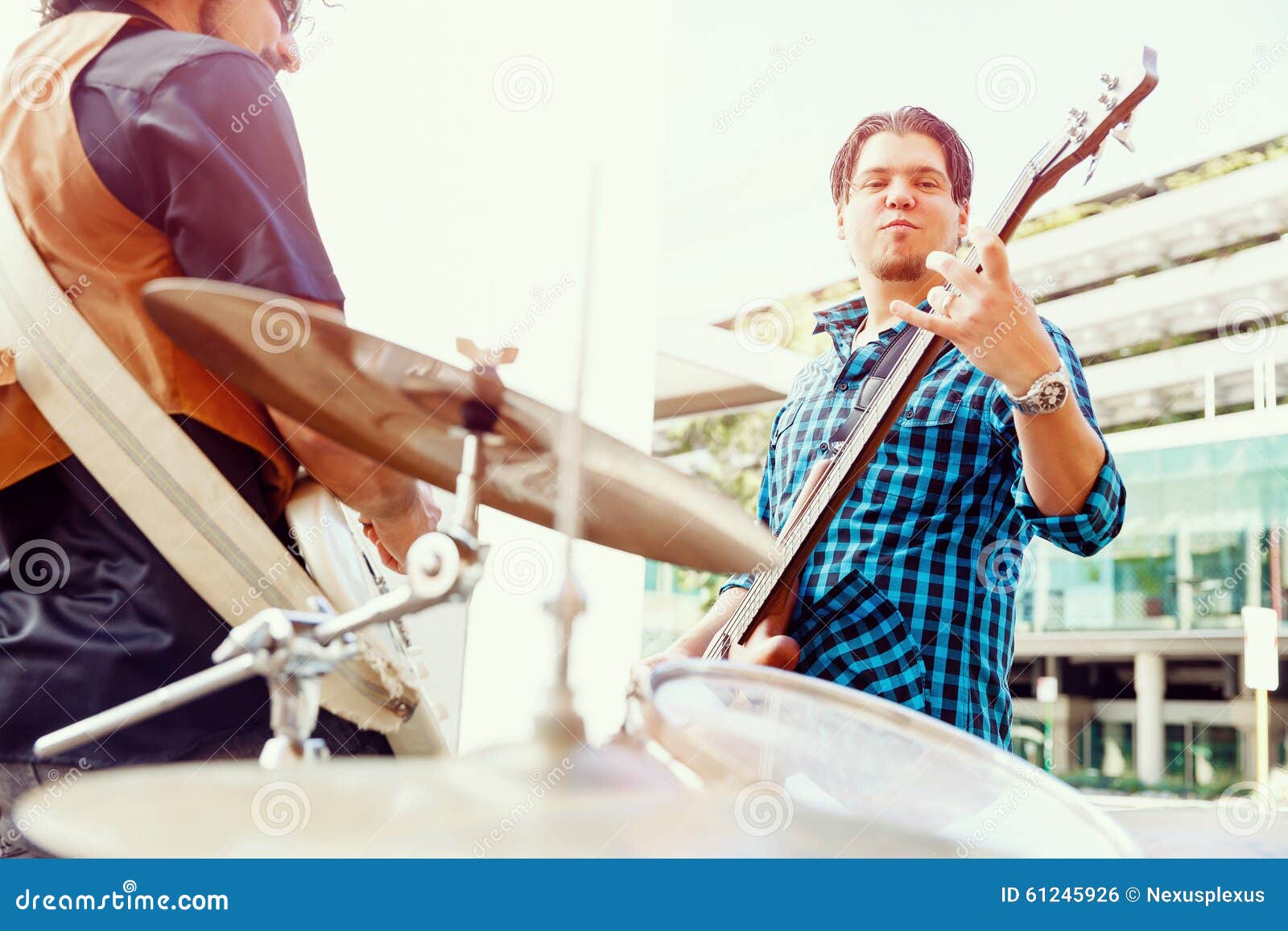 Feel the msuic stock photo. Image of funky, male, passion - 61245926