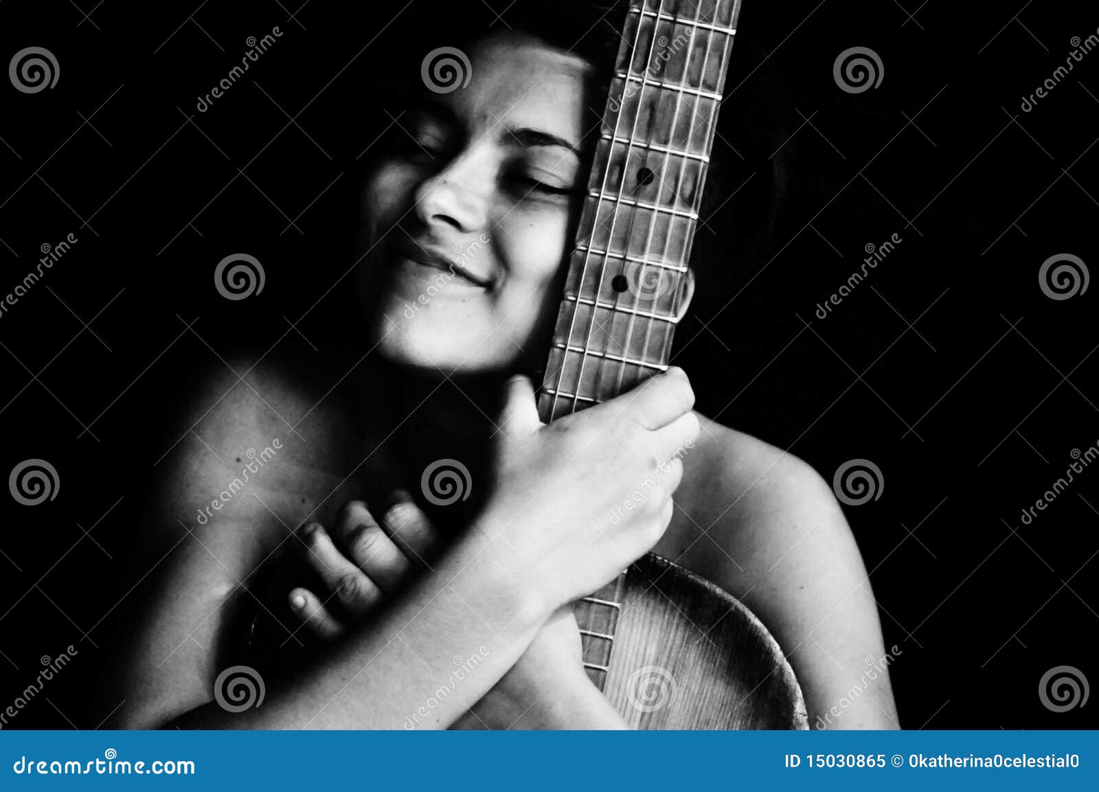 Feel the music stock image. Image of play, beauty, sound - 15030865