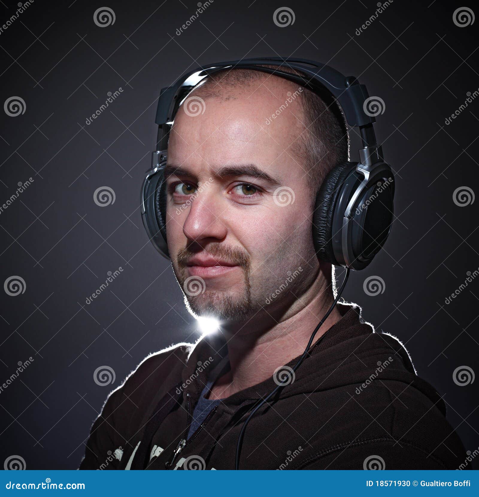 Feel the music stock photo. Image of caucasian, wear - 18571930
