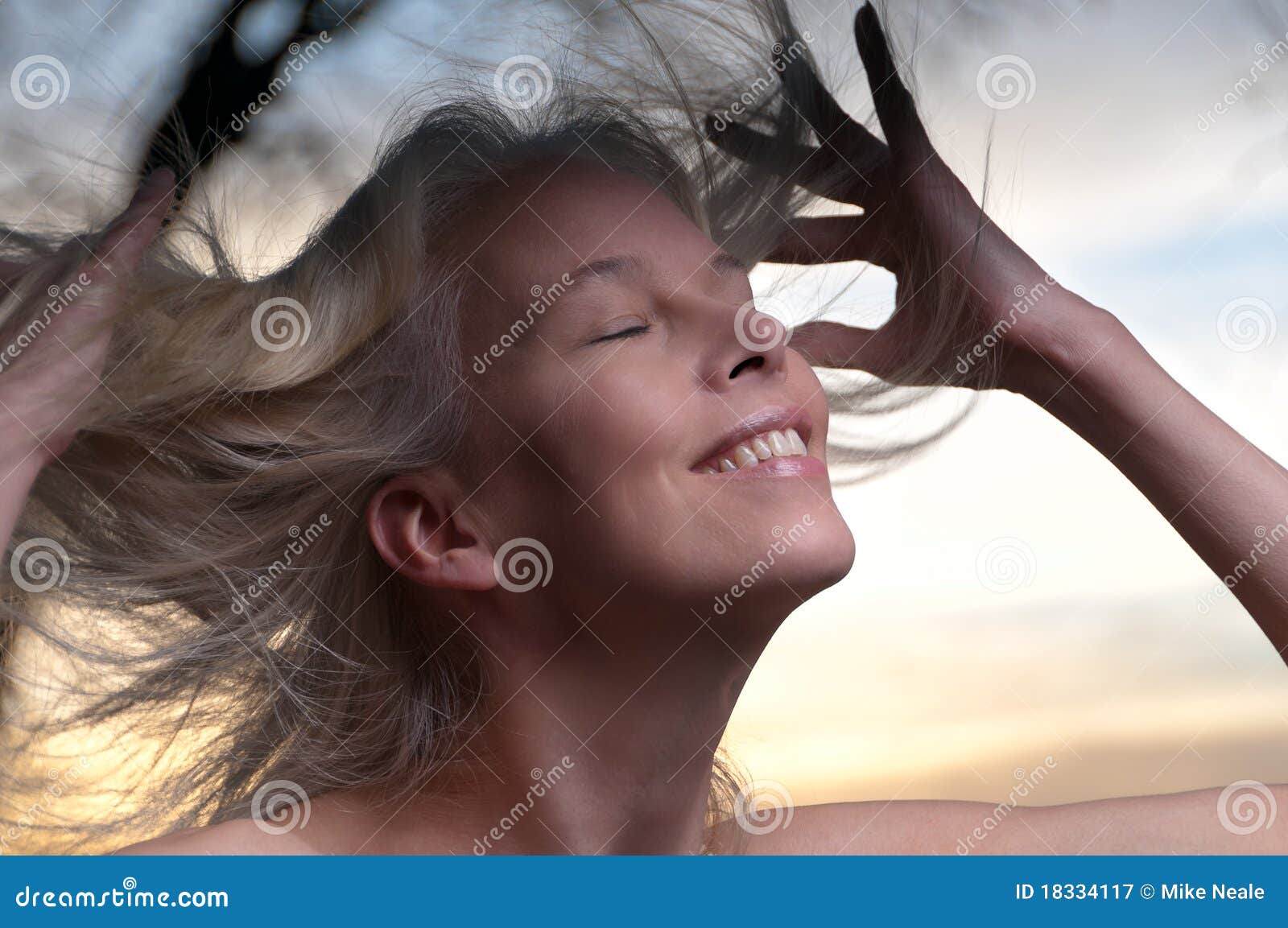 Feeling Alive stock image. Image of emotional, feminine - 18334117