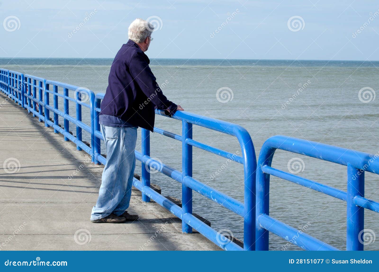 Man Feeling blue stock image. Image of lakes, alone, reflection - 28151077