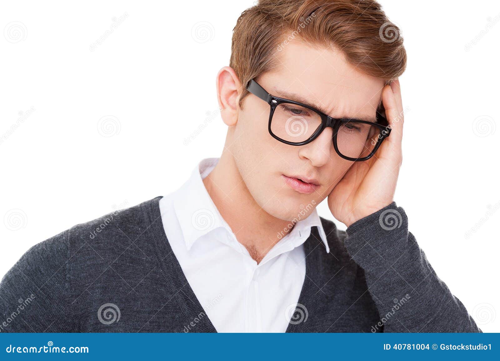 Feeling doubtful. stock photo. Image of creativity, away - 40781004