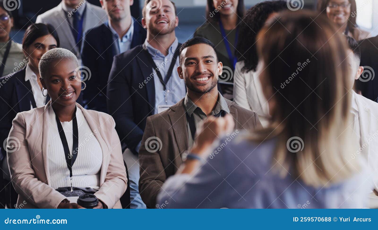 Feeling Enlightened and Full of Ideas. a Group of Businesspeople ...