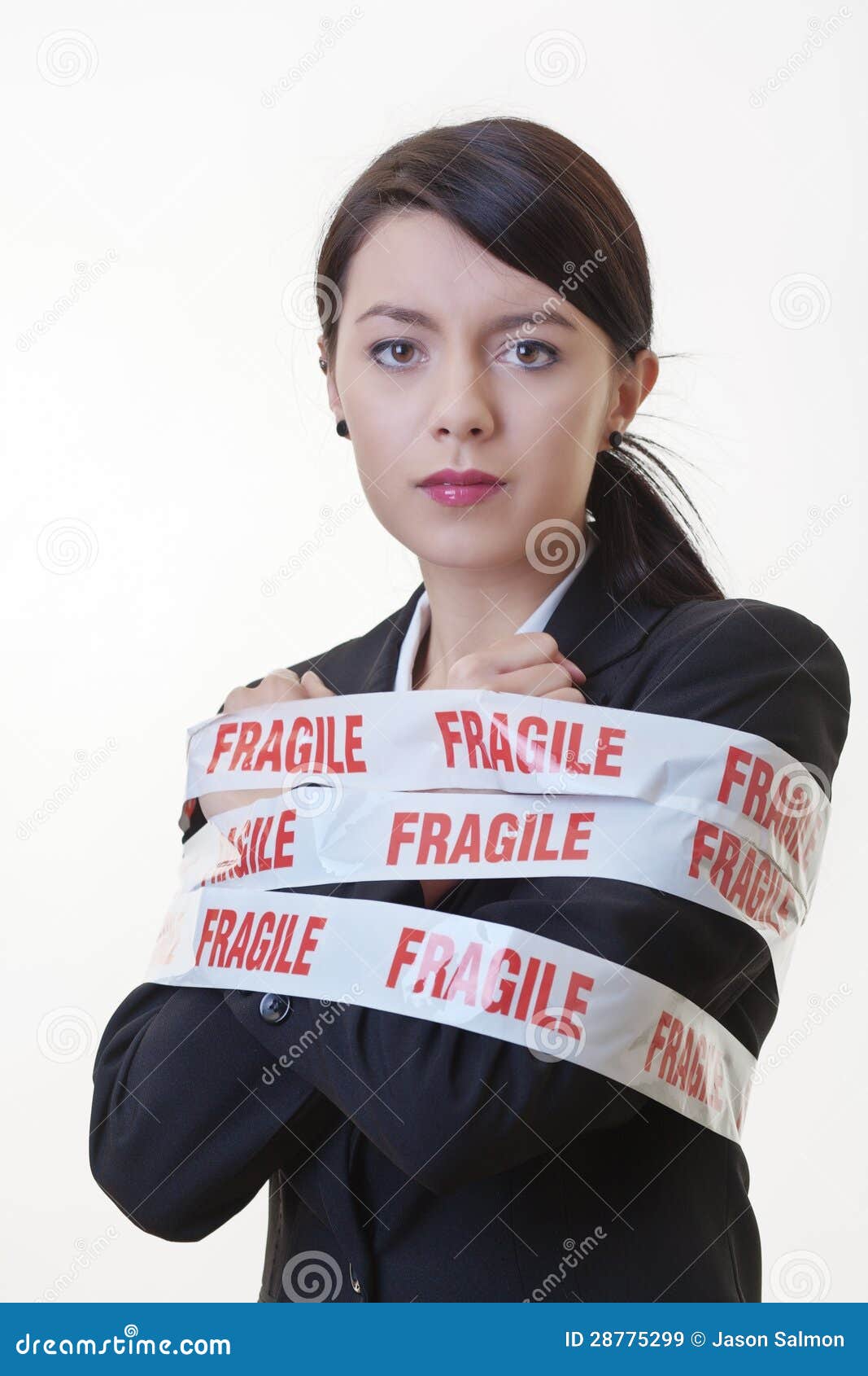 Feeling fragile today stock image. Image of woman, employees - 28775299