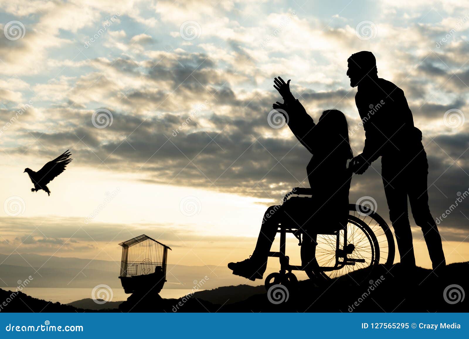 Feeling Freedom and Getting a Key from Life Stock Image - Image of ...