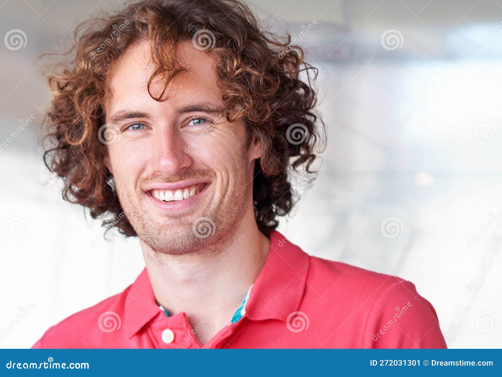 Feeling Great about Life. Cropped View of a Smiling Young Man. Stock ...