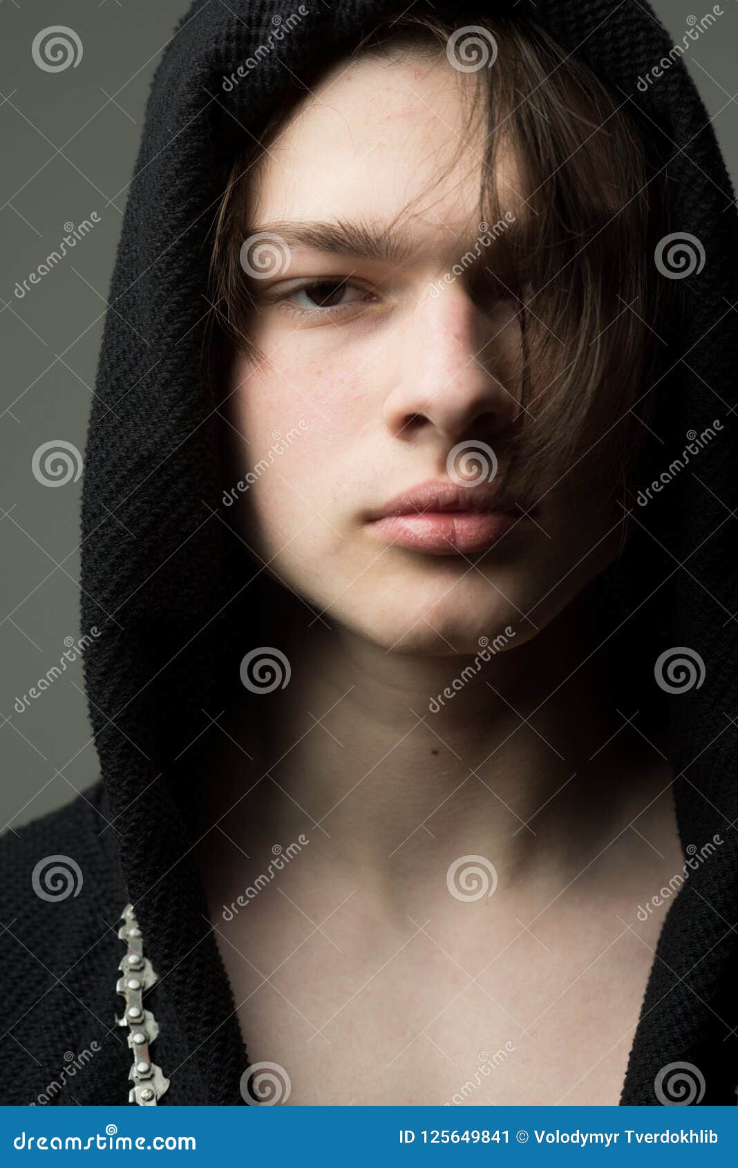 Feeling Lonely. Stylish Guy Feeling Lonely. Lonely Feeling of Young Boy ...