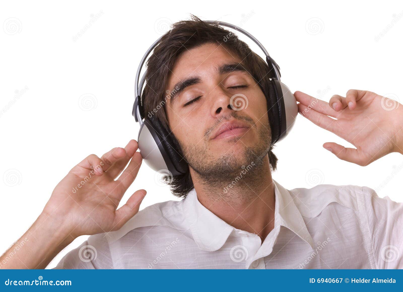 Feeling the music stock image. Image of people, music - 6940667