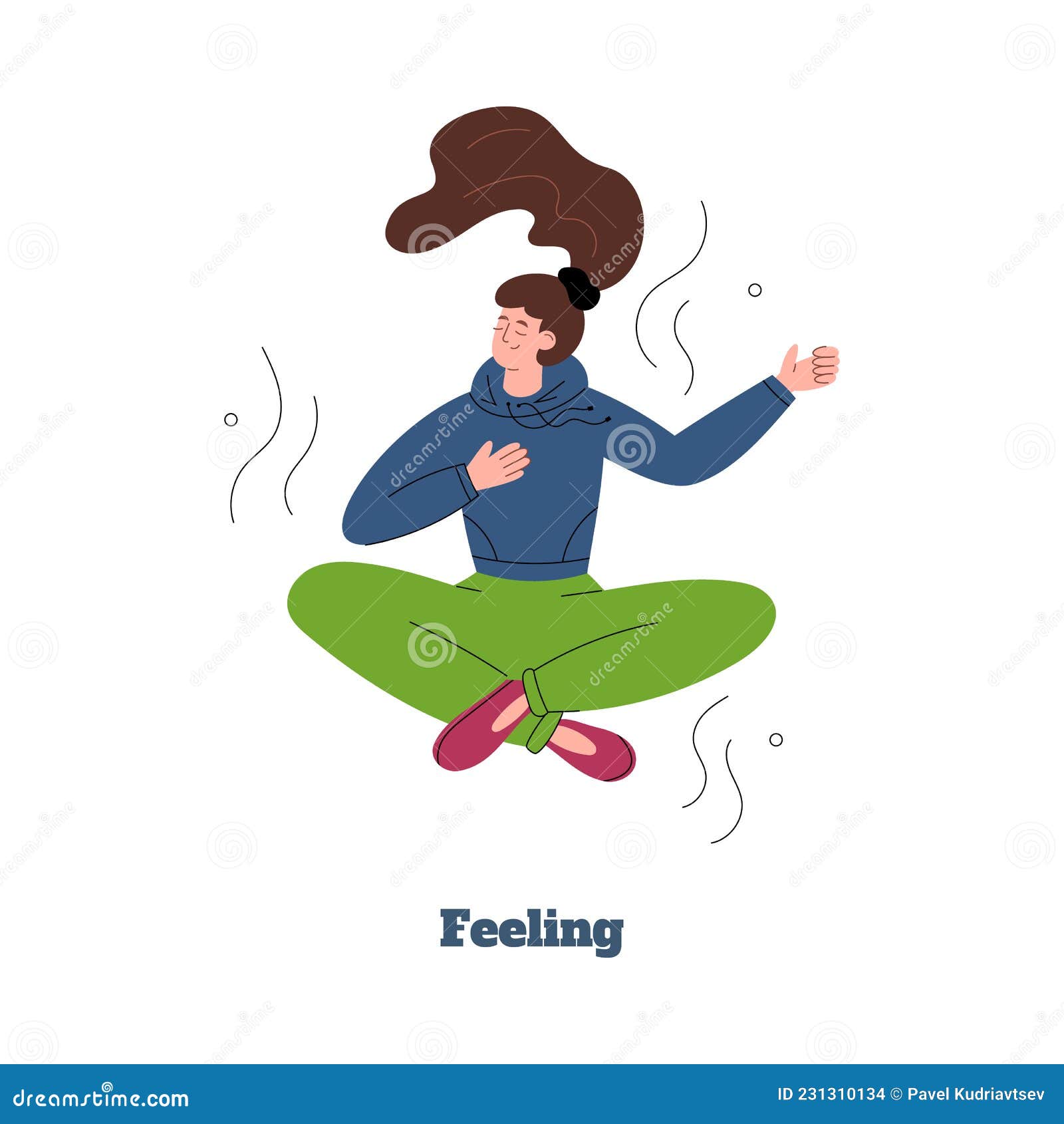 MBTI Personality Types Collection Flat Cartoon Vector Illustration ...