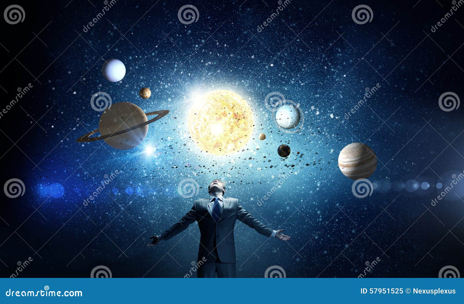 Feeling power stock image. Image of space, technology - 57951525