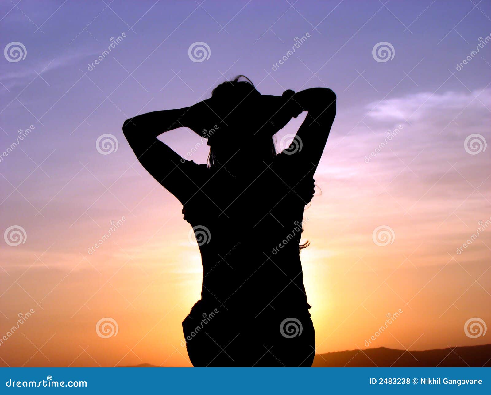 Feeling the Sun stock photo. Image of color, clouds, colourful - 2483238