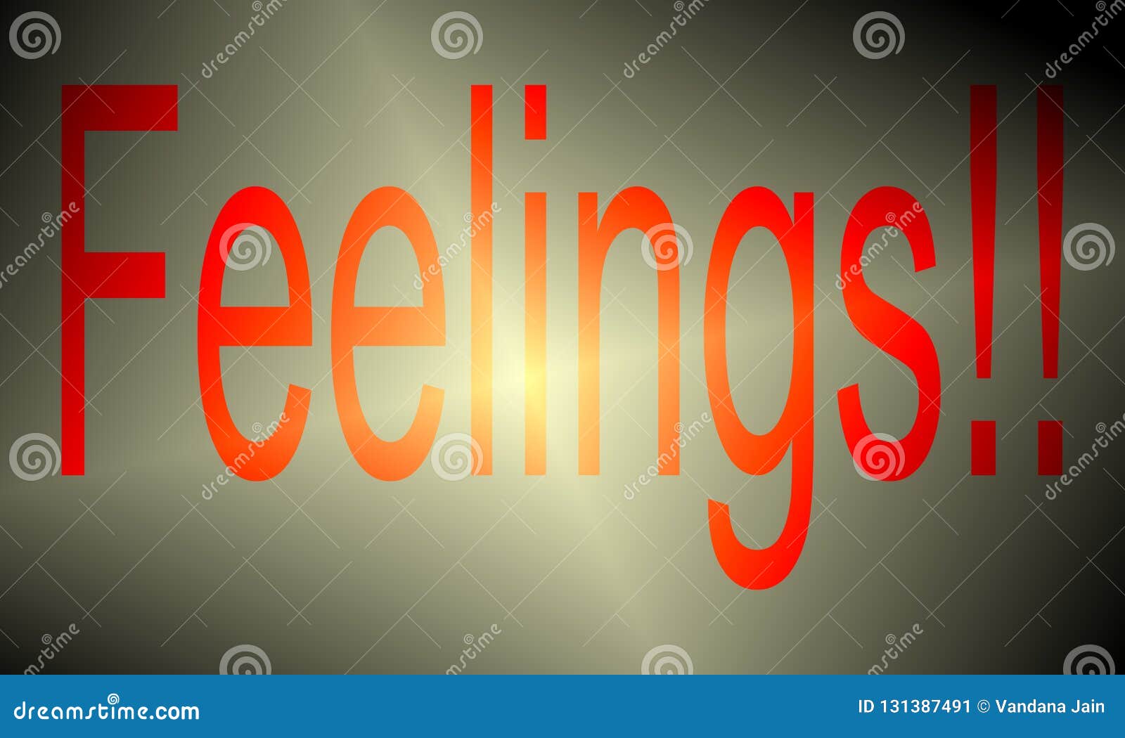 Feelings Psychology Text Break Explosion Stock Illustration ...