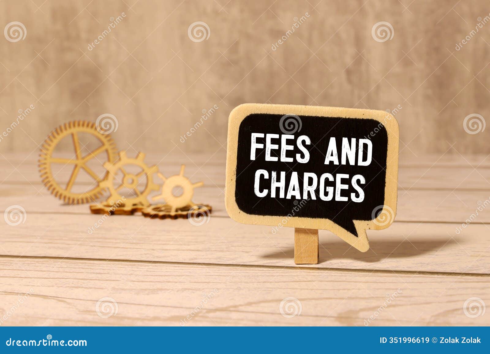 Fees and Charges Message Written on Ripped Torn Paper with Blue ...
