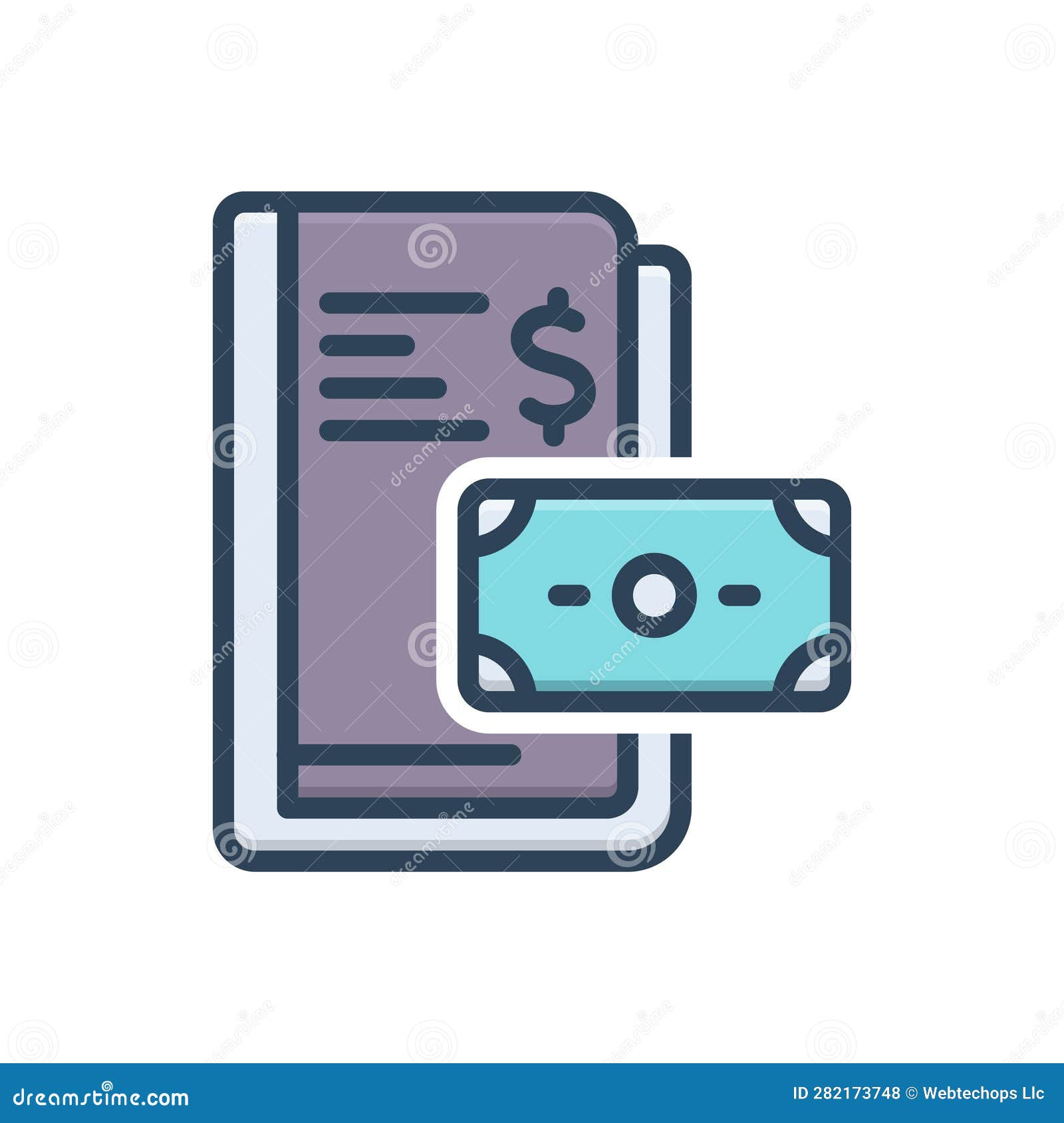 Color Illustration Icon for Fees, in Choice and Price Stock ...