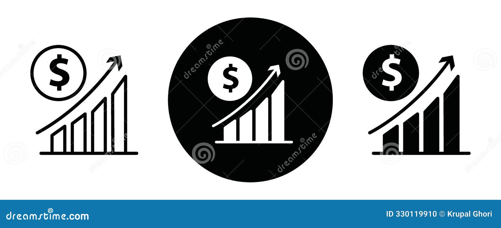 Fees Increase Outline Icon Collection or Set. Fees Increase Thin Vector ...