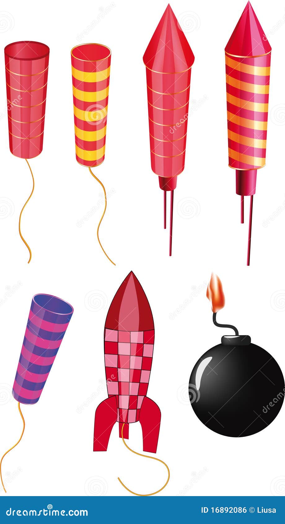 Feest attributen vector illustratie. Illustration of orneren - 16892086