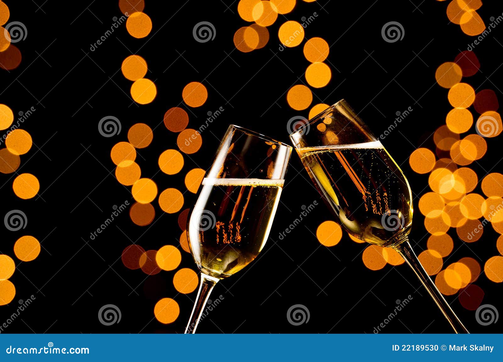 Feest Glazen van Champagne stock foto. Image of glas - 22189530