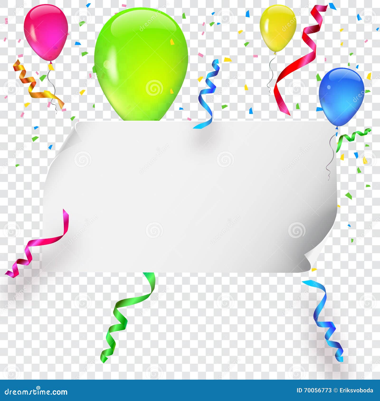 Feestelijke Achtergrond Op Transparant Vector Illustratie ...