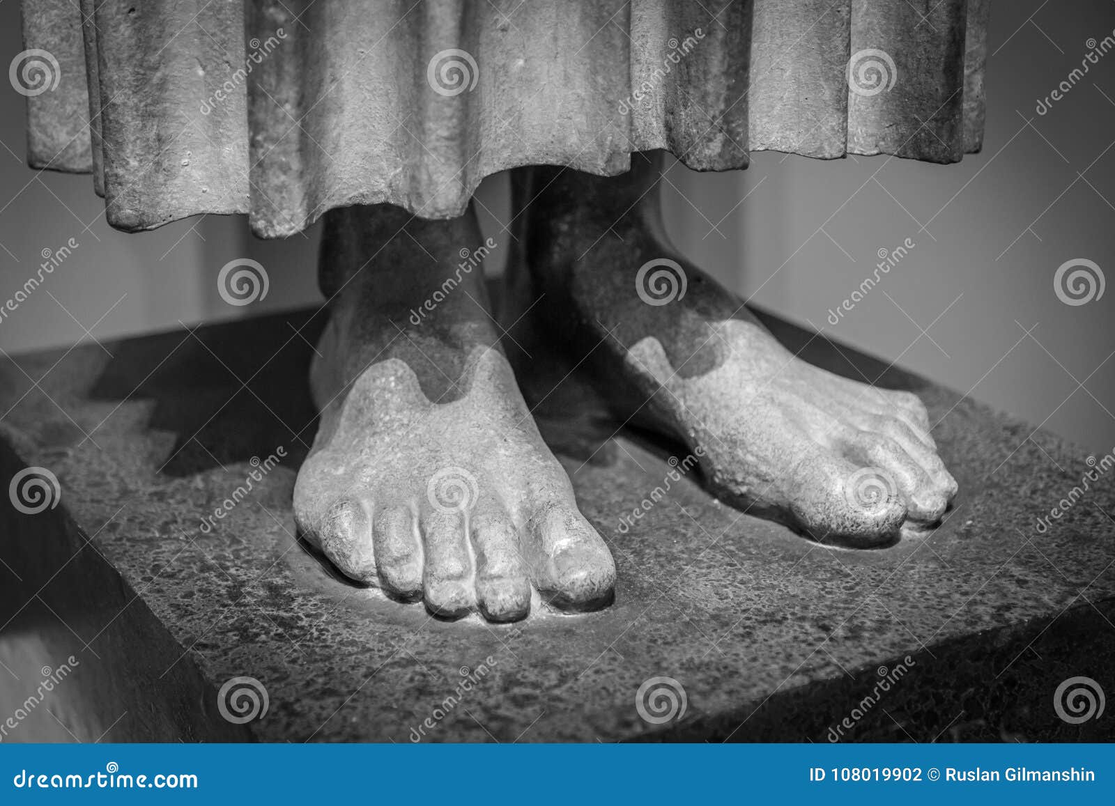 Feet of an ancient statue stock photo. Image of historic - 108019902