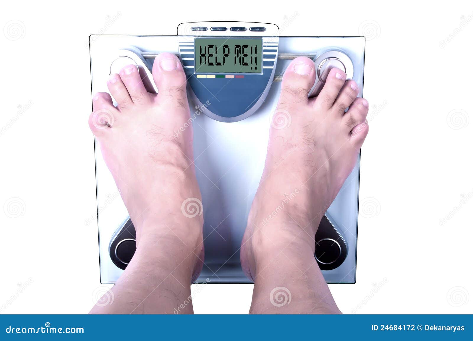 Feet on a bathroom scale stock photo. Image of path, human - 24684172