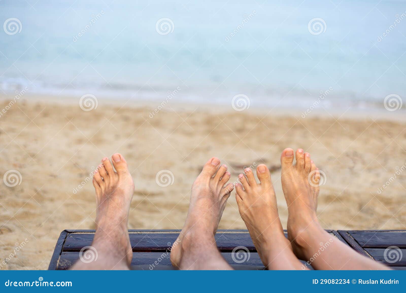 Feet are on the beach stock photo. Image of sand, resort - 29082234